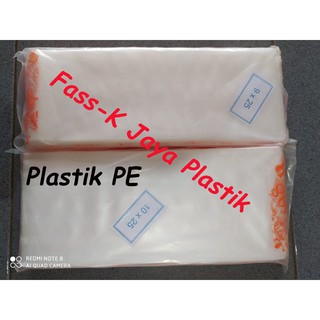 Jual Plastik PE ikan / Plastik ikan hias / plastik guppy ukuran 9x25 dan 10x25 Indonesia|Shopee ...