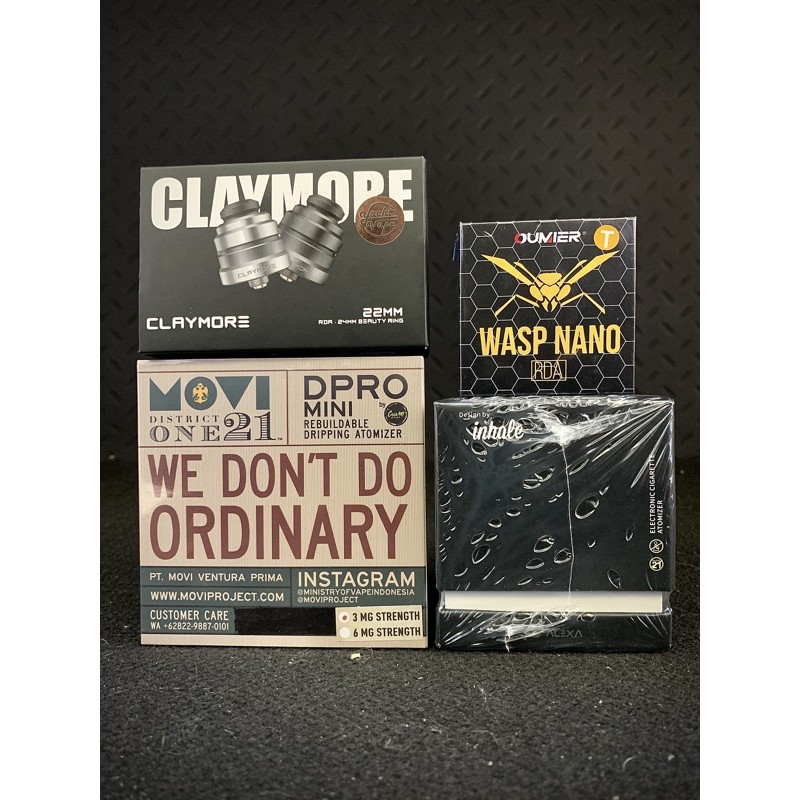 Jual Claymore Dpro Mini Alexa Wasp Nano RDA SINGLE COIL | Shopee Indonesia
