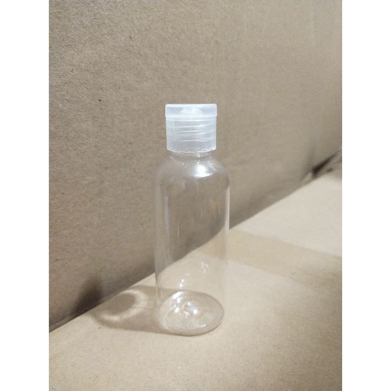 Jual BOTOL PET 60 ML BENING TUTUP FLIPTOP NATURAL | Shopee Indonesia