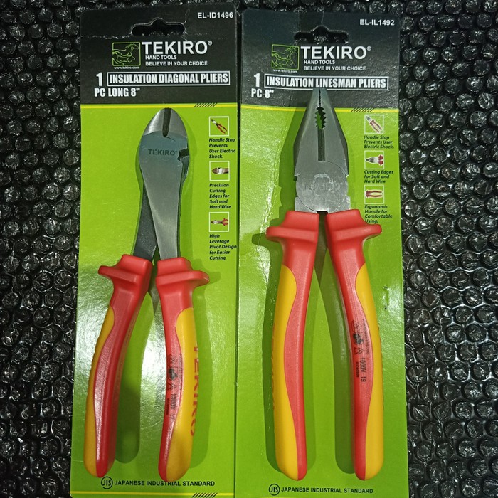 Tekiro Tang Listrik Potong Dan Kombimasi 8 Inchi - Tang Listrik Tekiro ...