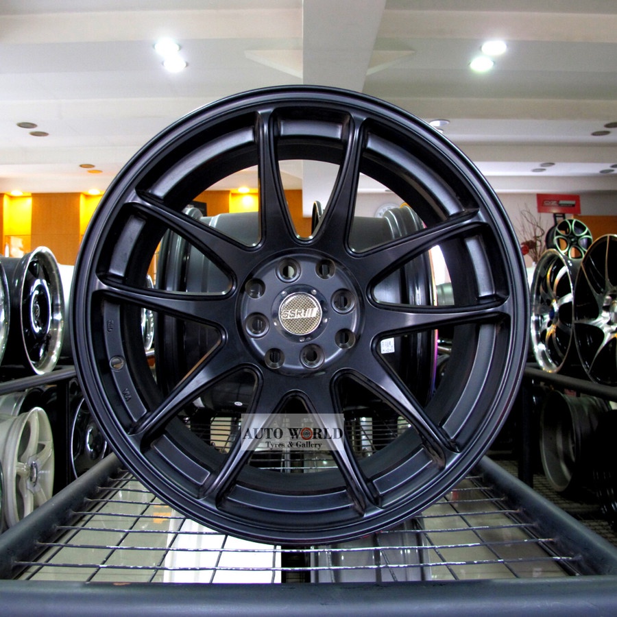 Jual Velg Rep CR KAI Ring 17 PCD 4x100, 4x114.3 Full Black | Shopee ...
