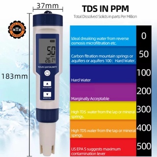 Jual ALAT UKUR KUALITAS AIR 5 IN 1 PH TDS EC SALINITY TEMP METER EZ9909 ( EZ-9909 ) | Shopee ...