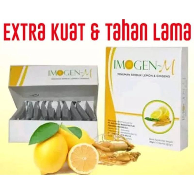 Jual IMOGEN M 100% ORIGINAL HERBAL PAKET TERBARU 1 KOTA ISI 25 SACHET ...