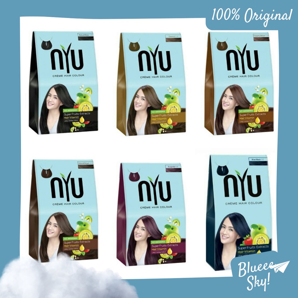 Jual (READY TERMURAH!) NYU Semir Rambut Creme Hair Colour / NYU SEMIR ...