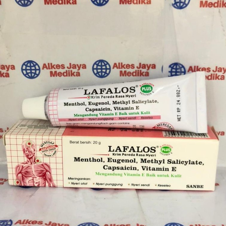 Jual Lafalos Plus Cream 20gr - Krim Pegal2 Sendi | Shopee Indonesia