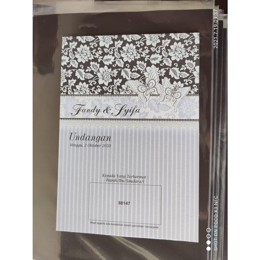 Jual UNDANGAN BLANGKO ERBA 88147 | Shopee Indonesia