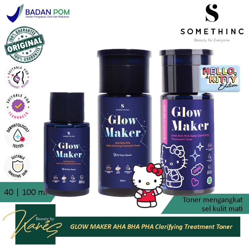 Jual Somethinc Glow Maker AHA BHA PHA Clarifying Treatment Toner 40ml ...