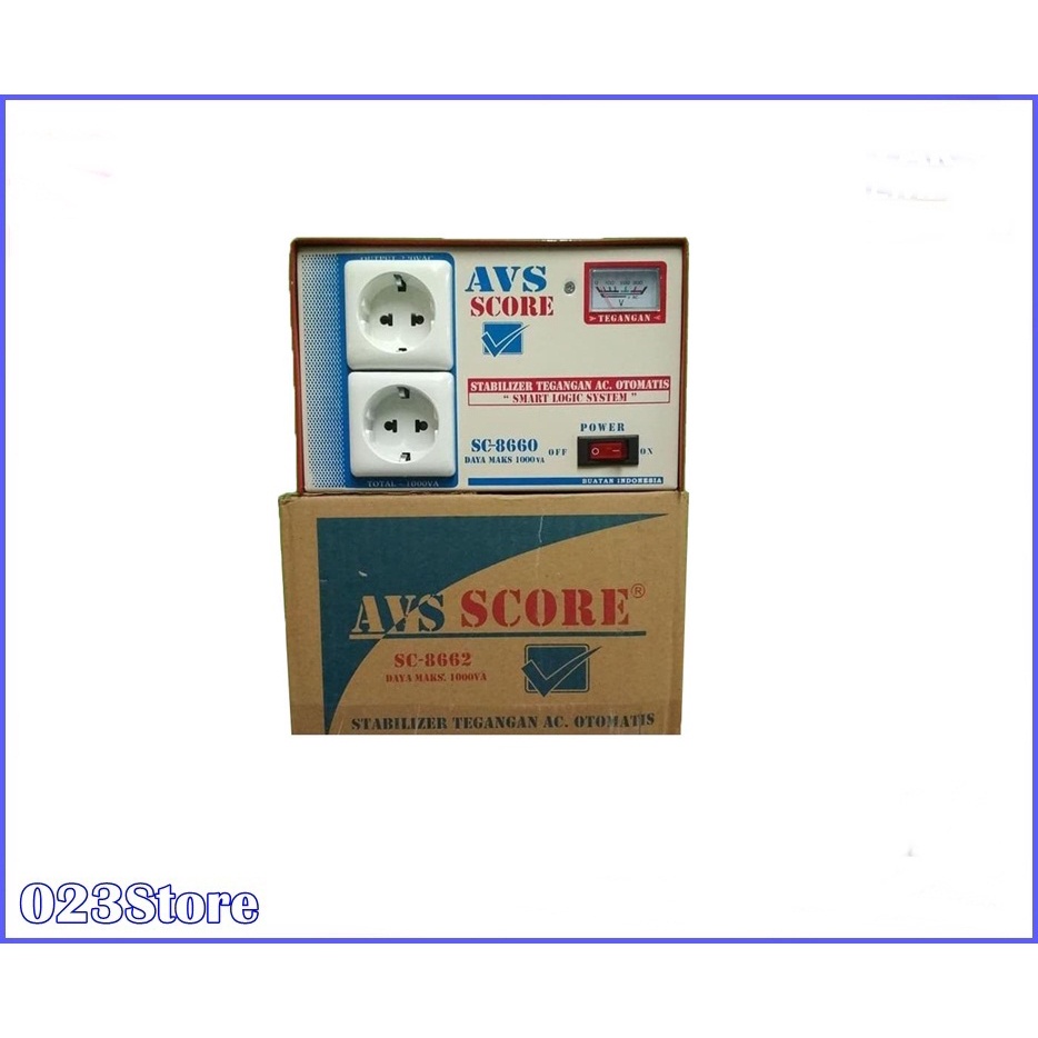 Jual Stavol Stabilizer Listrik AVS Score 1000 VA | Shopee Indonesia