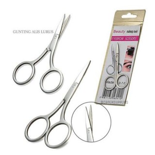 Jual GUNTING ALIS LURUS STAINLESS GUNTING KECIL Indonesia|Shopee Indonesia