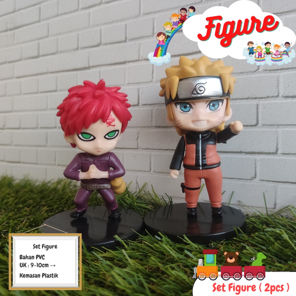 Jual Paket Figure Chibi Mini Naruto & Gaara Uk 9-10cm +- Indonesia ...