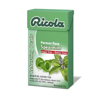 Jual RICOLA PERMEN RASA Lemon mint/ Blackcurrant / strawbery ...