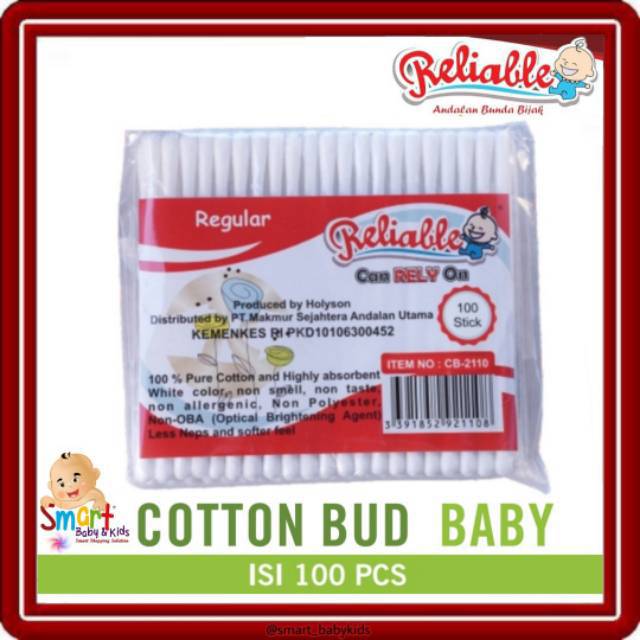 Jual Reliable Cutton Bud BAYI/DEWASA ( 100 pcs ) Indonesia|Shopee Indonesia