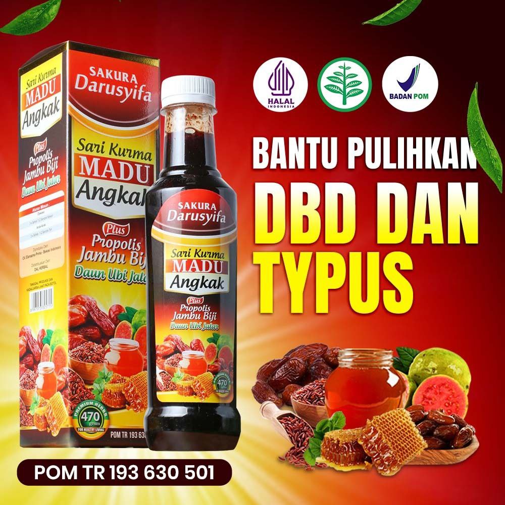 Jual Madu Angkak Darusyifa 470gr Obat Demam Naik Dbd Penurun Panas ...