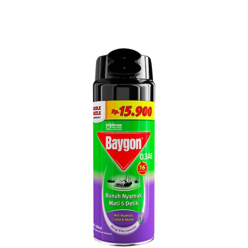 Jual BAYGON SEMPROT ANTI NYAMUK & KECOA 200ML/aroma lavender | Shopee ...