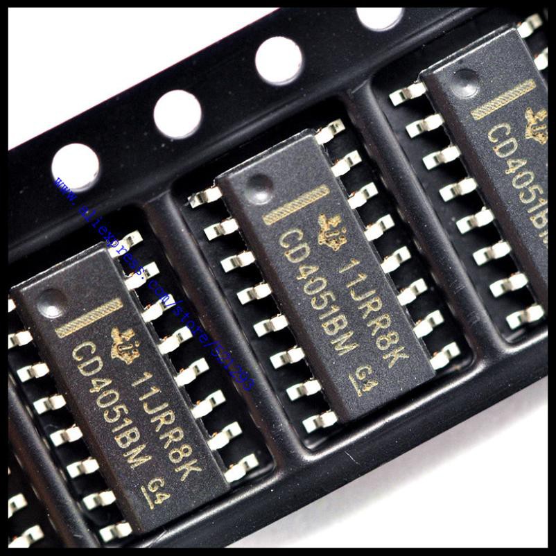 Jual IC CD4051 SMD 8 Channel Analog Digital Input Output Multiplexer ...