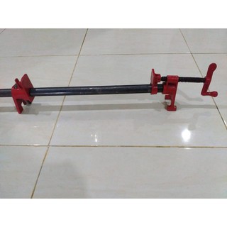 Jual Pipe Clamp Pres Kayu 3 Per 4 Inch Klem Pintu T Bar Clamp Plus Pipa ...