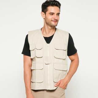 Jual ROMPI BIKER PREMIUM WARNA CREAM | VEST TOURING BEST SELLER ...