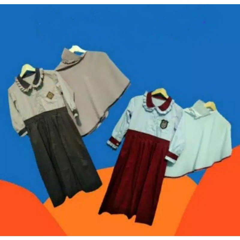 Jual Baju Gamis Seragam Sekolah SD Anak Perempuan, Merah Putih ... Jual Baju Gamis Seragam Sekolah SD Anak Perempuan, Merah Putih ...