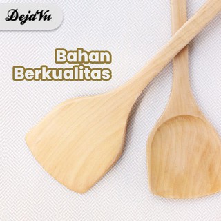 Jual Dejavu Spatula Sutil Kayu Sodet Spatula Kayu Sendok Sup Pengaduk ...