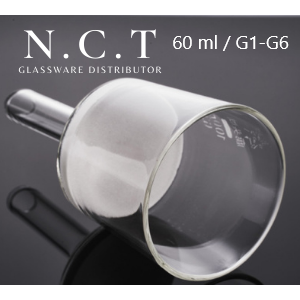 Jual Transparent Glass Buchner Funnel / Corong Buchner Kaca 60 ml / G1 ...