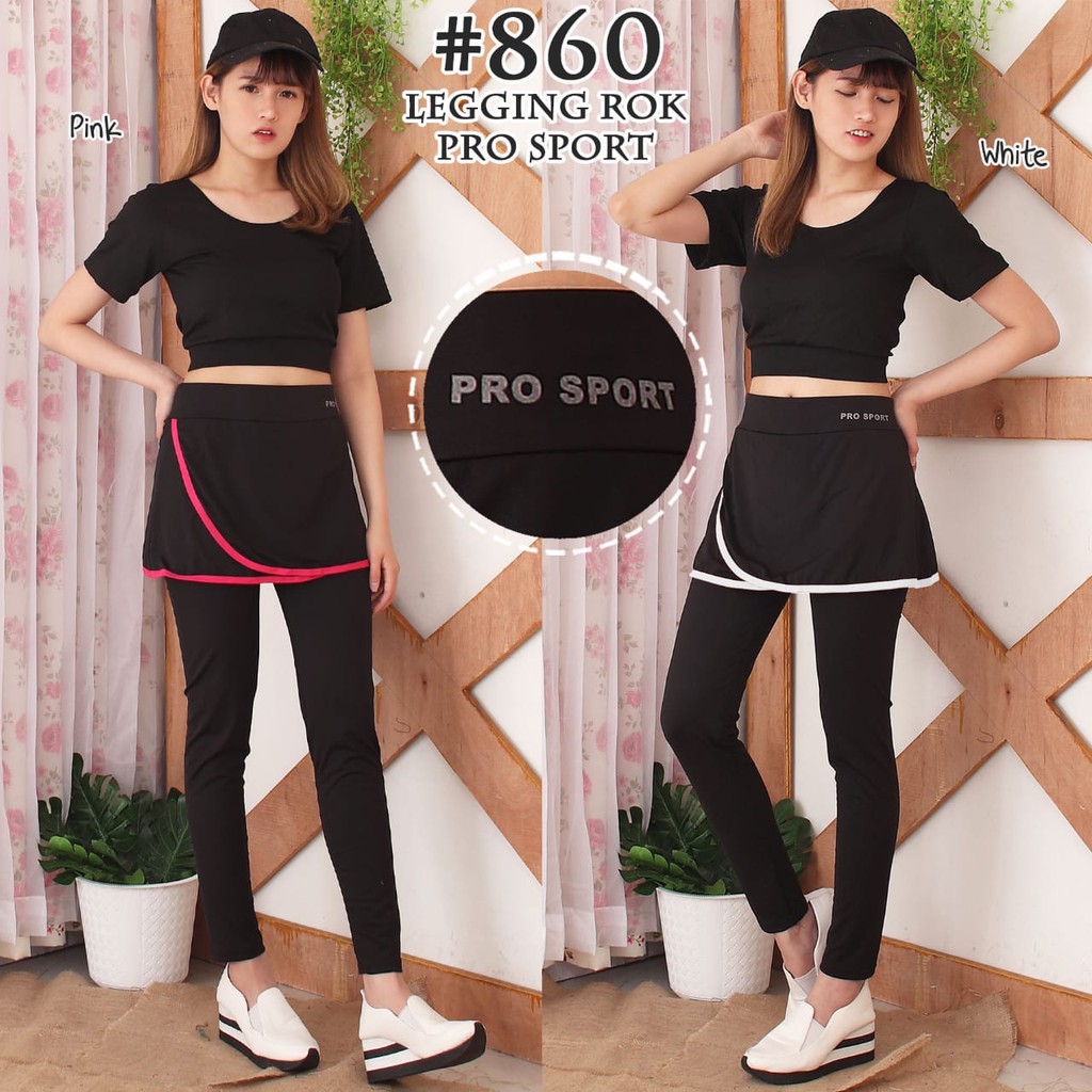 Jual Legging Rok Lapis Miring Sport 960 Panjang / Legging Rok Sport ...