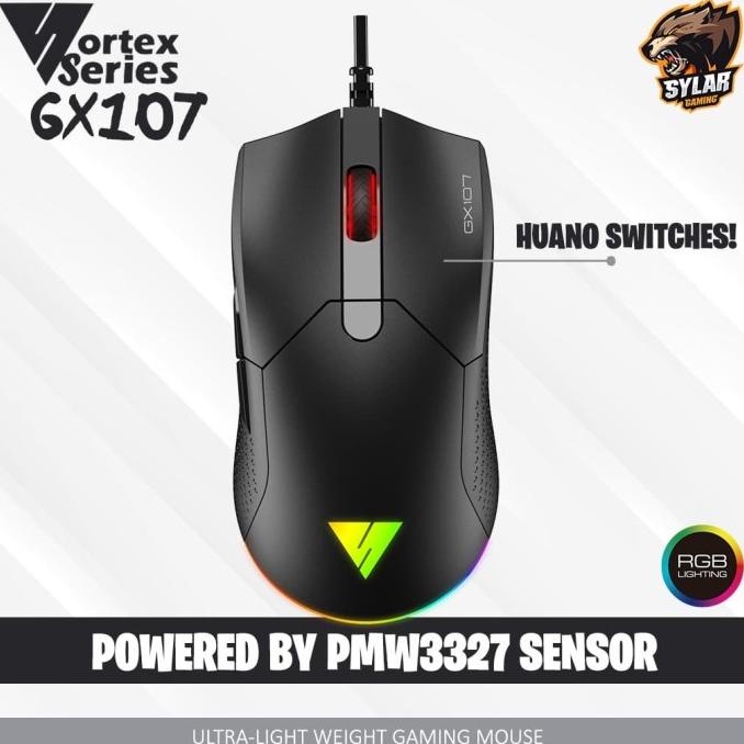 Jual Vortex GX107 RGB Gaming Mouse | Shopee Indonesia
