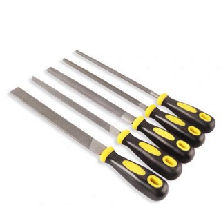 Jual set 5pcs Kikir besi 8 inch / STEEL FILE set 8" / kikir metal file ...