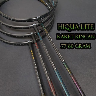 Jual Raket Badminton HIQUA HI-QUA LITE GOLD/CHAMO/BLUE/RED LITE RINGAN ...
