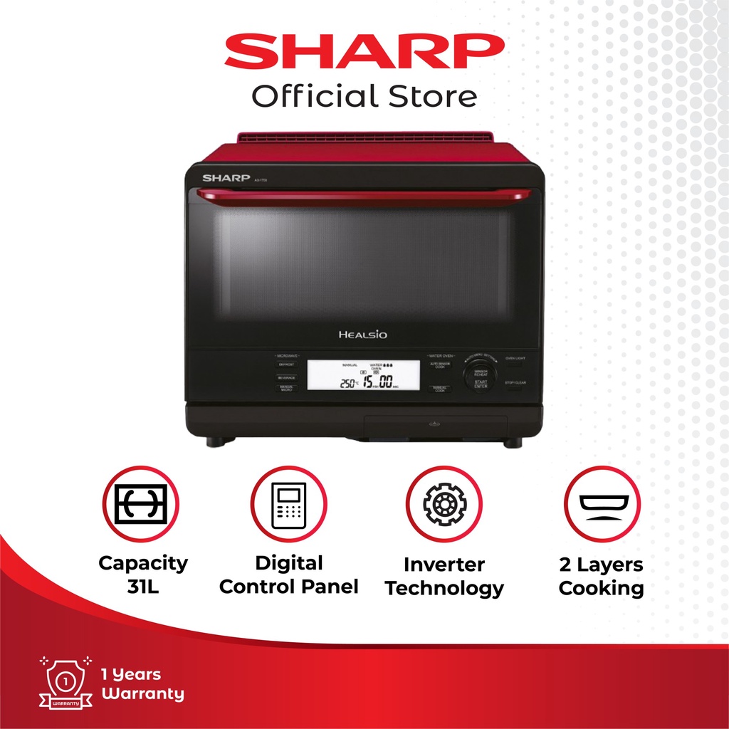 Jual Sharp AX-1700IN Healsio Superheated Steam Oven | Shopee Indonesia