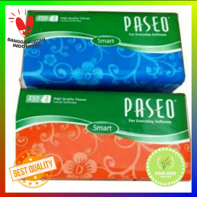 Jual Tisu Paseo 250 sheet 2 Ply / Tissue Smart Paseo 250 sheet ( ecer ) | Shopee Indonesia