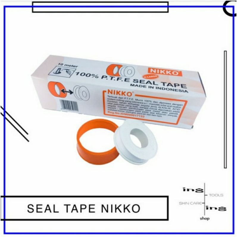 Jual Seal Tape / Sil Tip / Isolasi Pipa Nikko / 10m | Shopee Indonesia