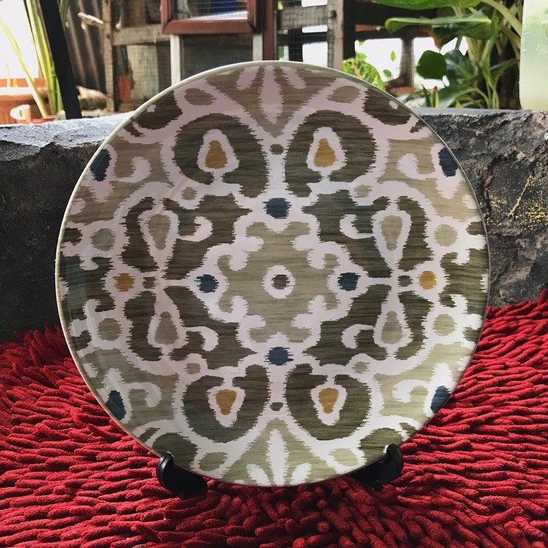 Jual piring keramik sango batik dayak (ceramic plate) | Shopee Indonesia