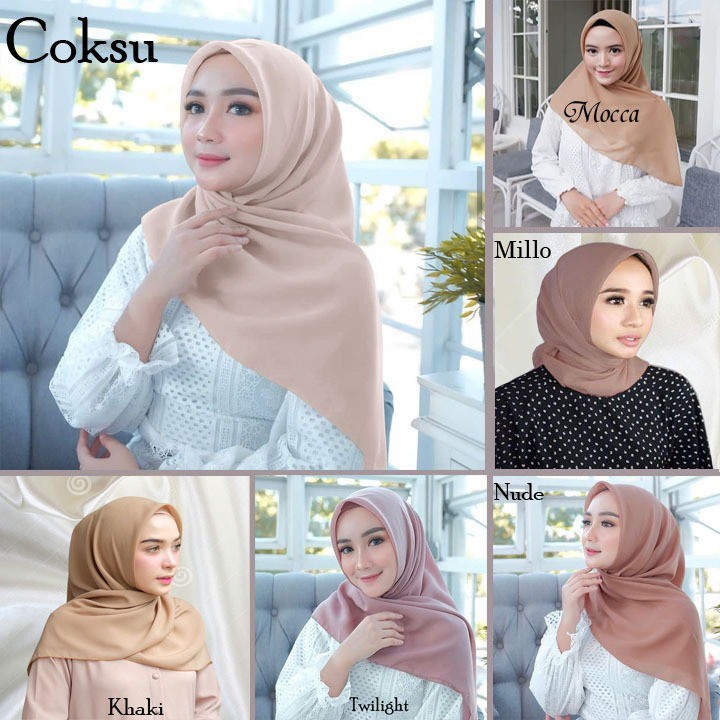 Jual BELLA SQUARE Hijab/Kerudung Segiempat Polos Pollycotton ... Jual BELLA SQUARE Hijab/Kerudung Segiempat Polos Pollycotton ...
