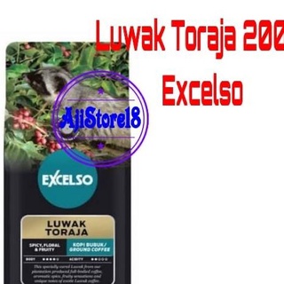 Jual excelso luwak toraja bubuk 200gr | Shopee Indonesia