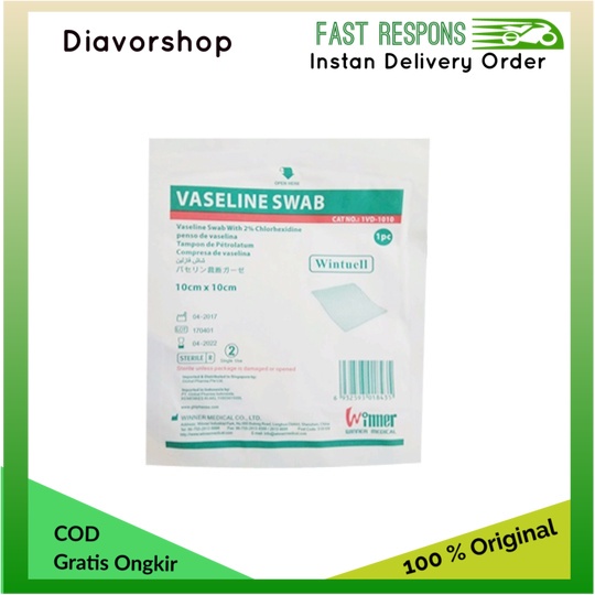 Jual Vaseline swab (1lembar) /supratule / lumatule / daryantule kasa ...