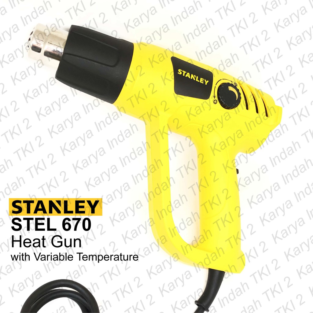 Jual Heat Gun STANLEY STEL 670 Hot Gun STEL670 Hair Dryer 2000W ...