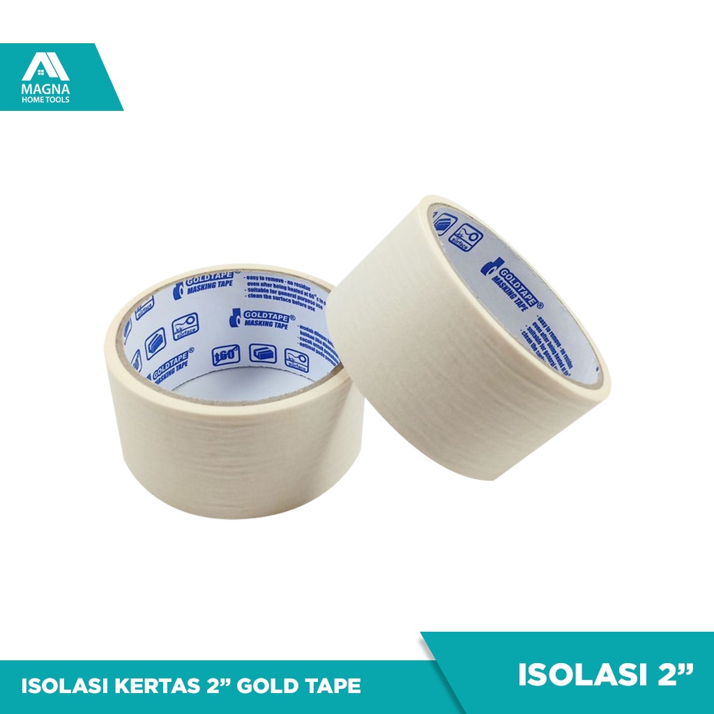 Jual SOLASI KERTAS PEREKAT GOLD TAPE 2 INCH | Shopee Indonesia