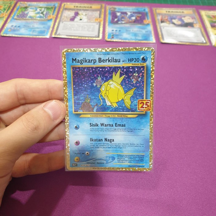 Jual Kartu Pokemon Indonesia - 25th Anniversary Collections - Magikarp | Shopee Indonesia