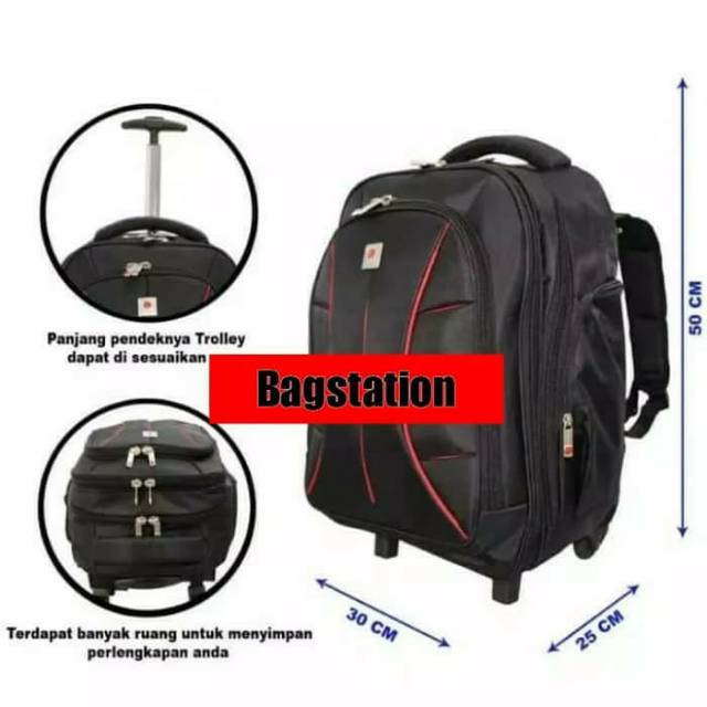 Jual TAS RANSEL LAPTOP POLO CLASSIC TROLI ORIGINAL TAS RANSEL TROLLEY ...