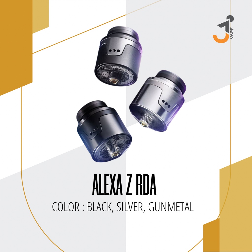 Jual ALEXA Z RDA 24MM DUAL COIL AUTHENTIC BY ALEXA X INHALE X FAKIR ...