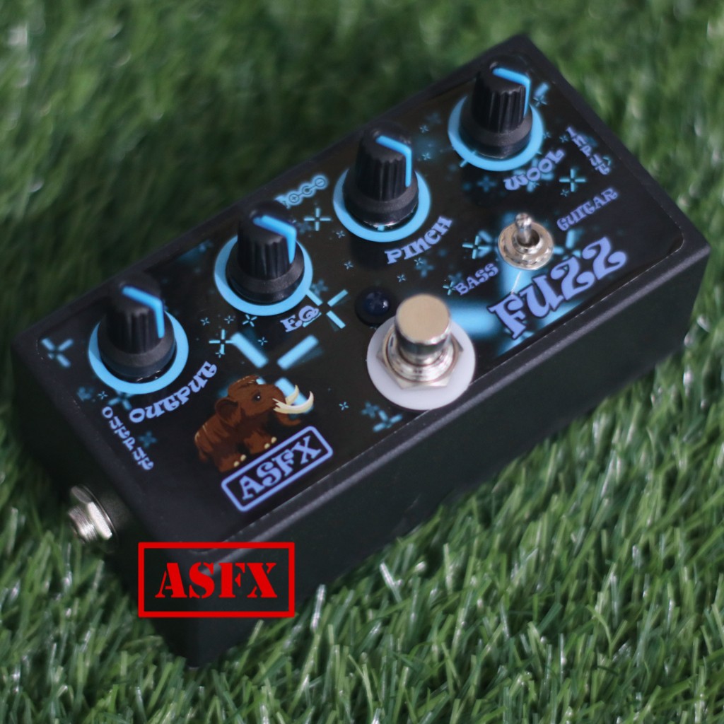 Jual Efek fuzz untuk bass / gitar ASFX AS Effect murah berkarakter suara zvex wooly mammoth ...
