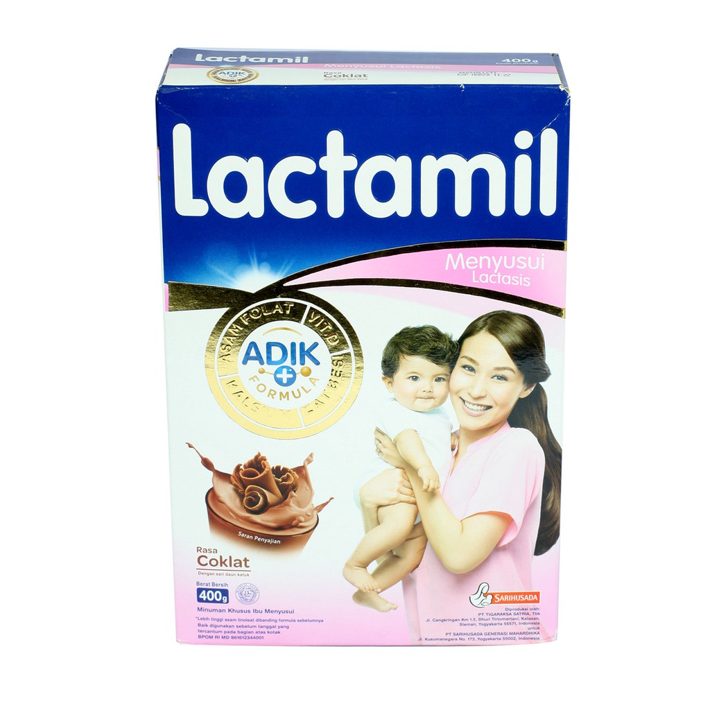 Jual Lactamil Lactasis Susu Ibu Menyusui Rasa Coklat 400g Indonesia|Shopee Indonesia