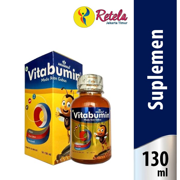 Jual Vitabumin Madu+Ikan Gabus Suplemen Anak - 130 Ml Indonesia|Shopee Indonesia