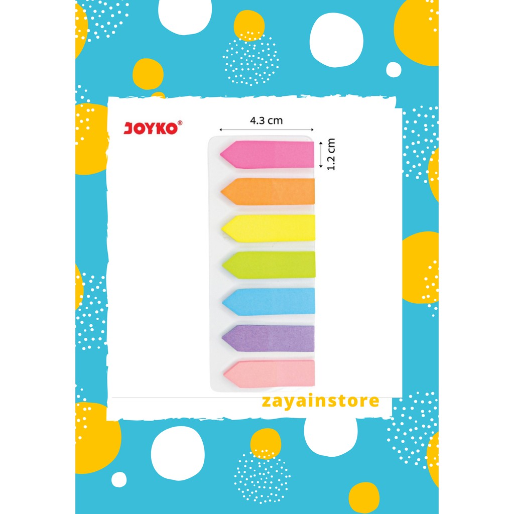 Jual Pembatas Kertas / Penanda Kertas / Joyko / Pembatas Buku / Paper ...