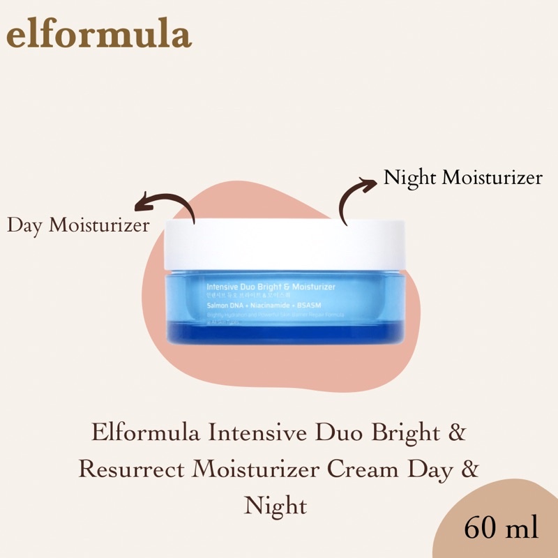 Jual Elformula Intensive Duo Bright & Resurrect Moisturizer Cream Day ...
