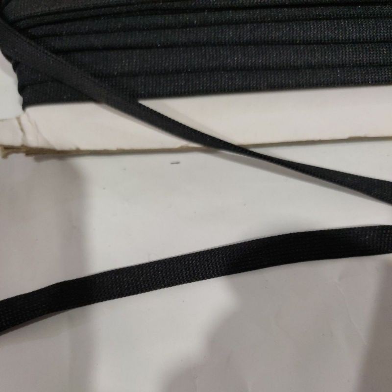 Jual tali jumper hitam/tali jaket meteran | Shopee Indonesia