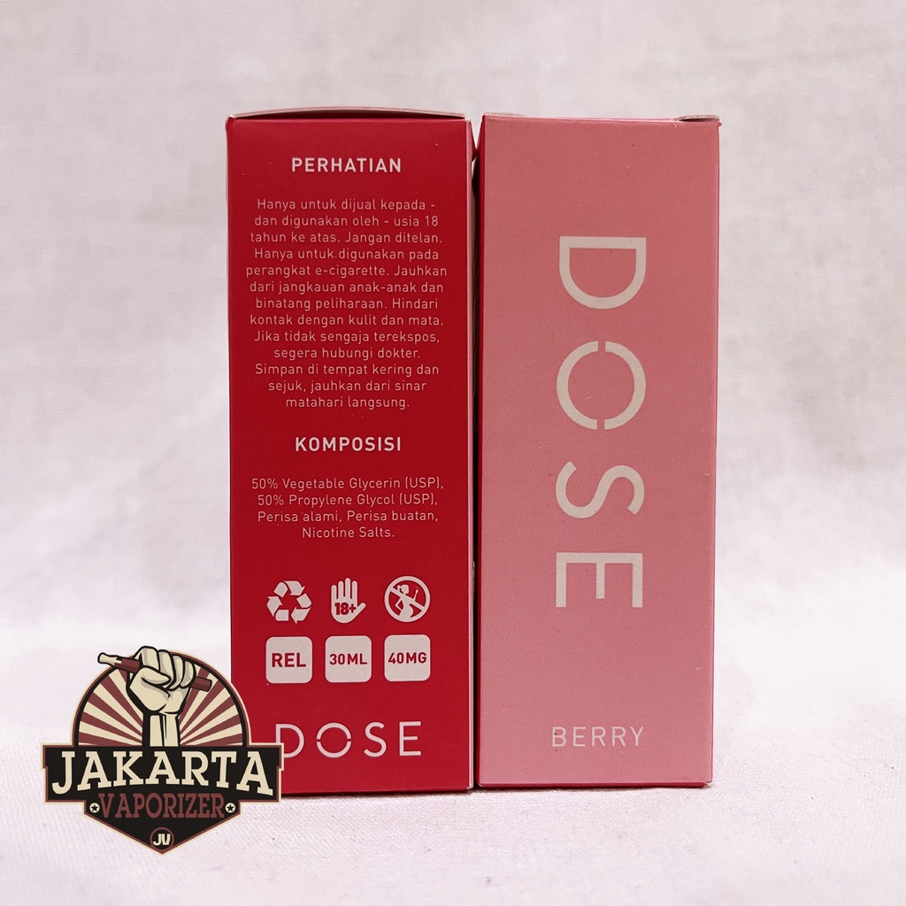 Jual DOSE BERRY SALT NICOTINE by HEX 30ML 40MG Liquid Salt Nic Vapor ...