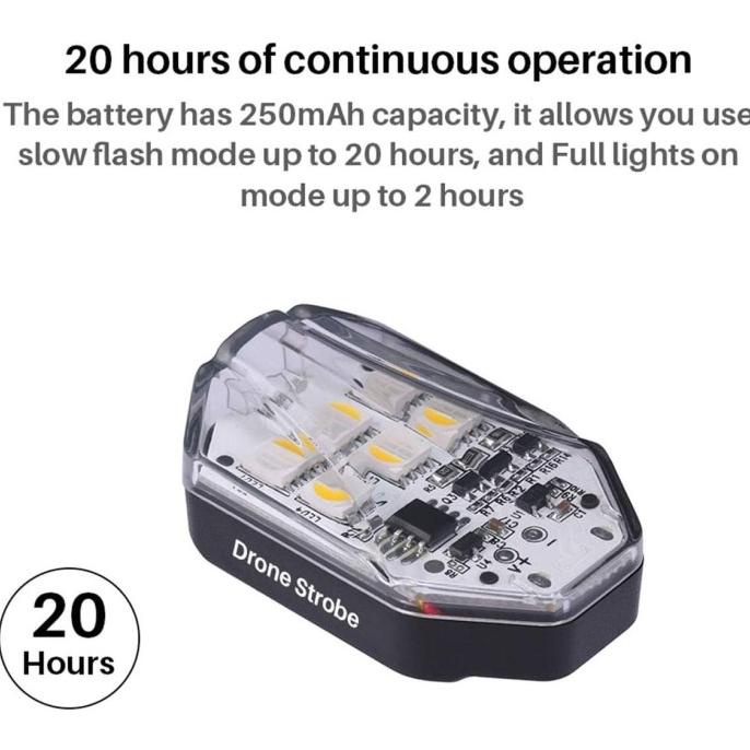 Jual Ulanzi DR-01 RGB Strobe LED Light for Drone Salee | Shopee Indonesia