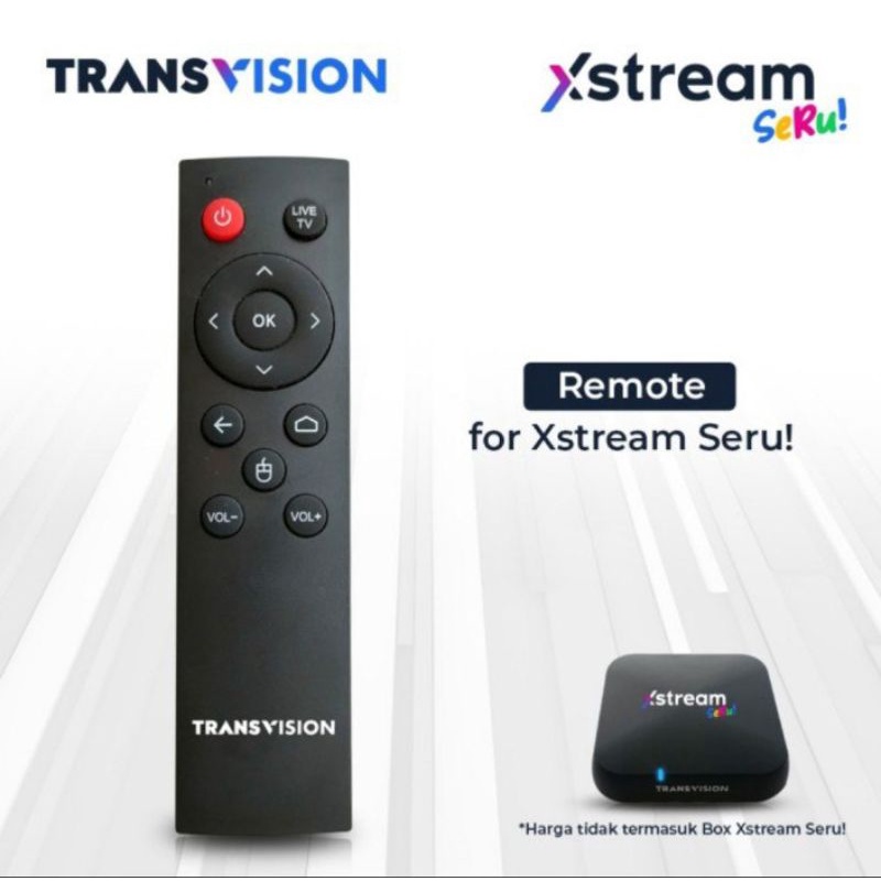 Jual REMOT TRANSVISION XSTREAM SERU ANDROID BOX REMOTE EXTREAM ORIGINAL ...