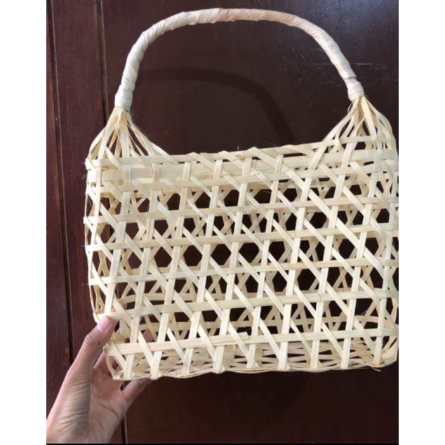 Jual anyaman bambu kerajinan tangan dari bambu keranjang awi keranjang ...